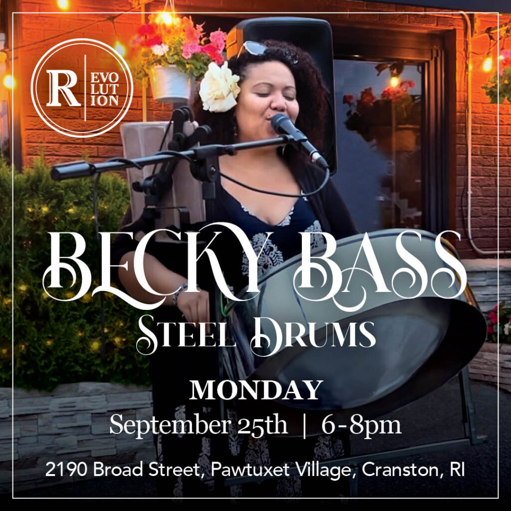 Becky Bass – Steel Drums – Revolution American Bistro